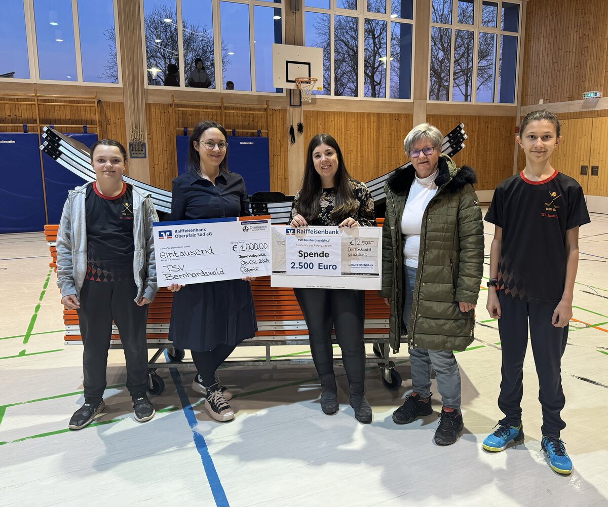 Starke Unterstützung für unsere Sparte Floorball - TSV Bernhardswald e.V.